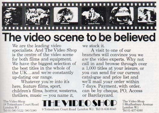 VHS Pre-Cert Video Magazine Ads From The 1980s - Desperate Living
