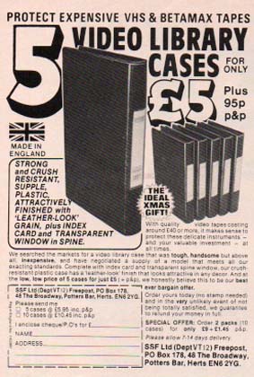 VHS Pre-Cert Video Magazine Ads From The 1980s - Desperate Living