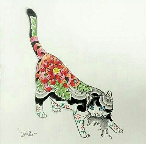 Monmon Cats: The Tattooed Felines Of Kazuaki Horitomo - Desperate Living